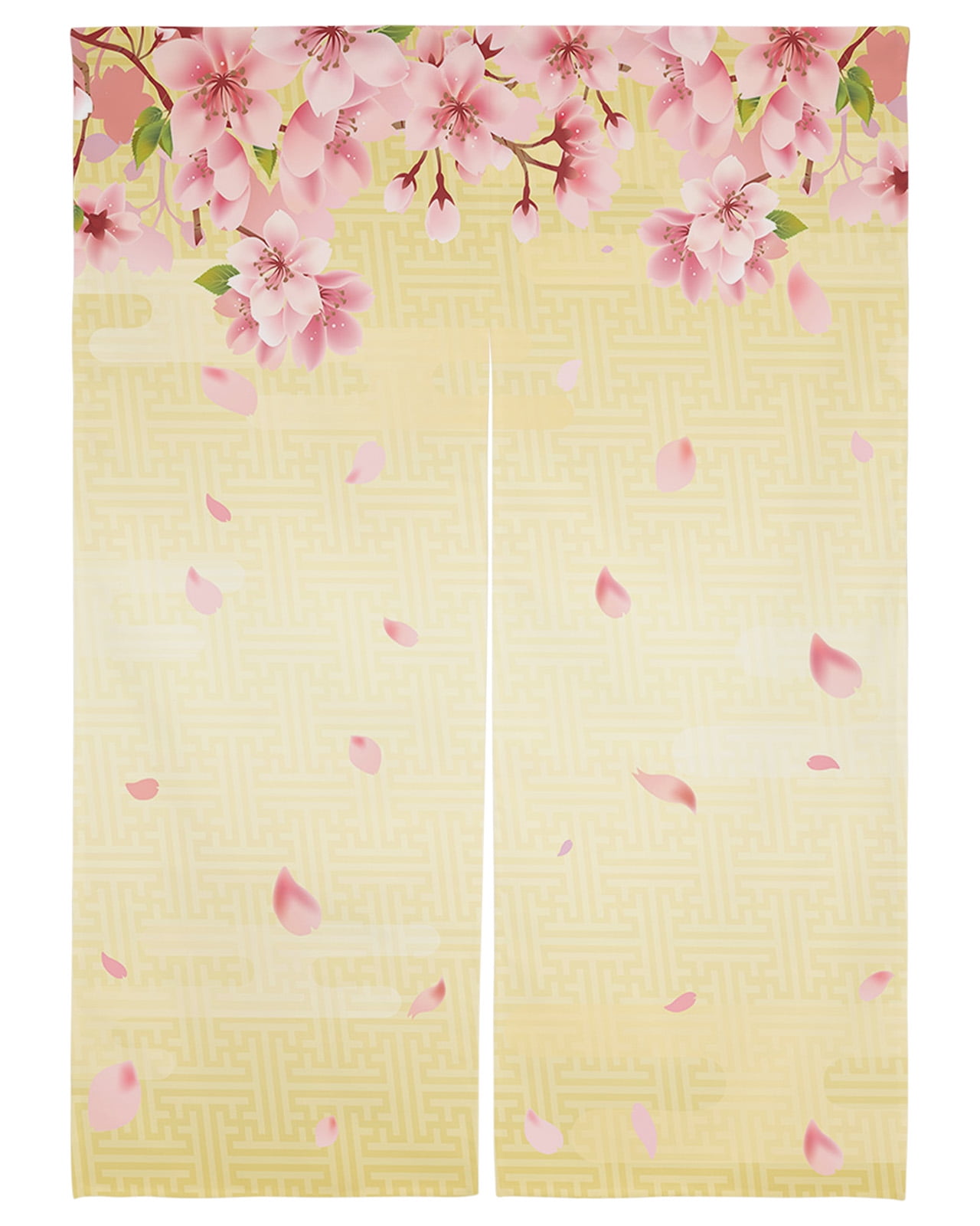 Japanese Style Sakura Japanese Door Curtain Partition Kitchen Doorway ...