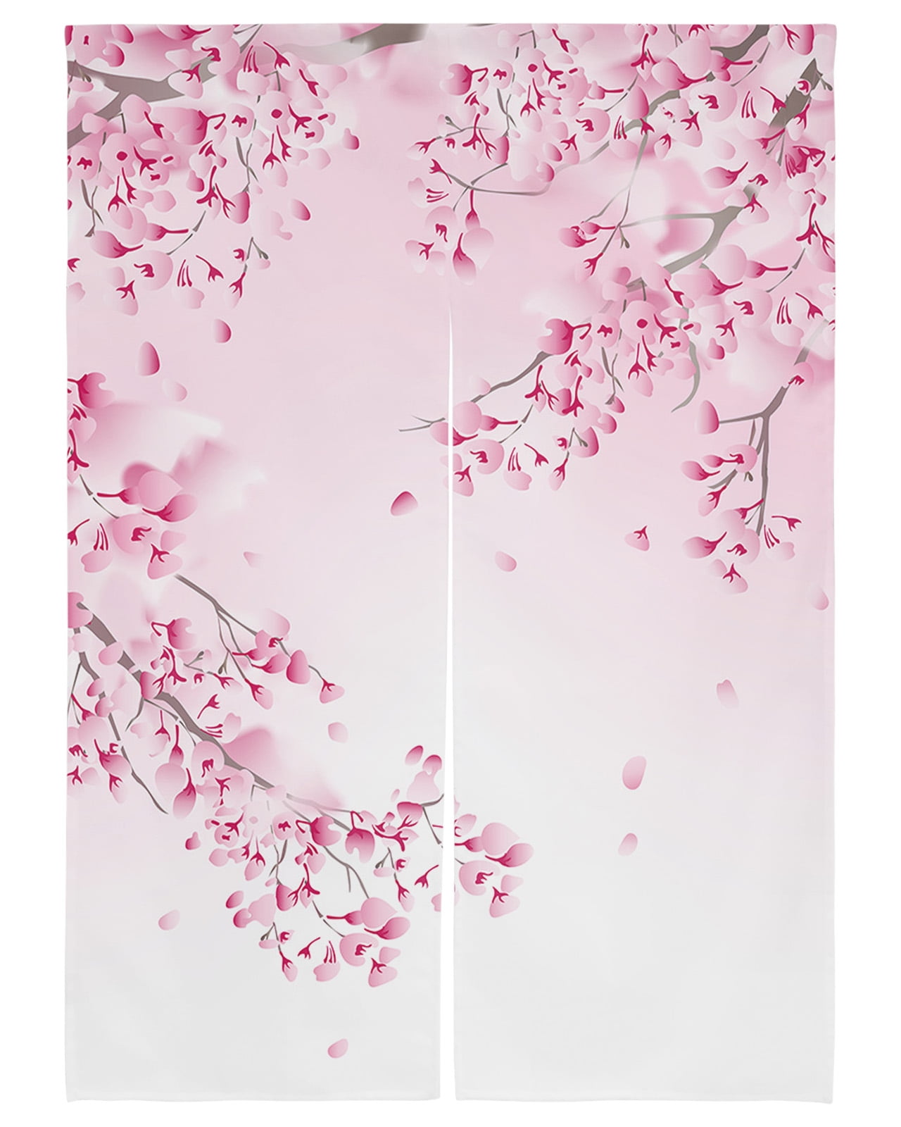 Japanese Style Sakura Japanese Door Curtain Partition Kitchen Doorway ...