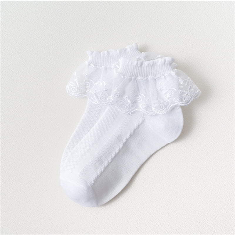 Japanese Style Sock High Quality Lovely Girls Lace Ruffle Frilly Ankle ...