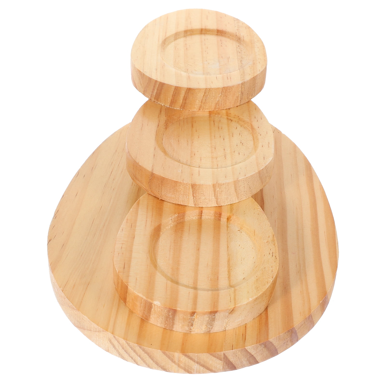 WHAMVOX Brown Wooden Sushi Serving Tray for Daily Use Exquisite Design ...