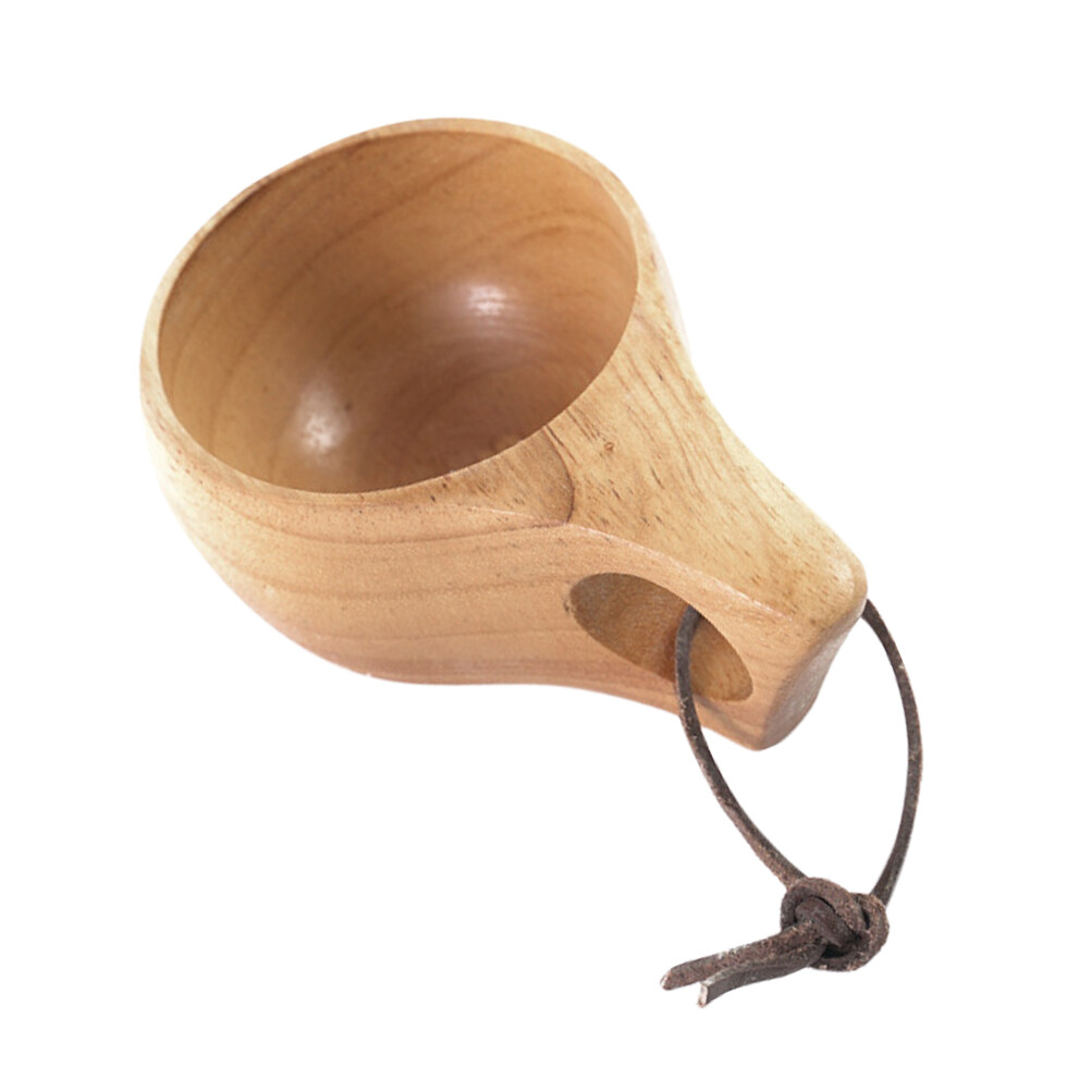 Japanese Style Water Cup Wooden Milk Cup Creative Wooden Coffee Beer ...