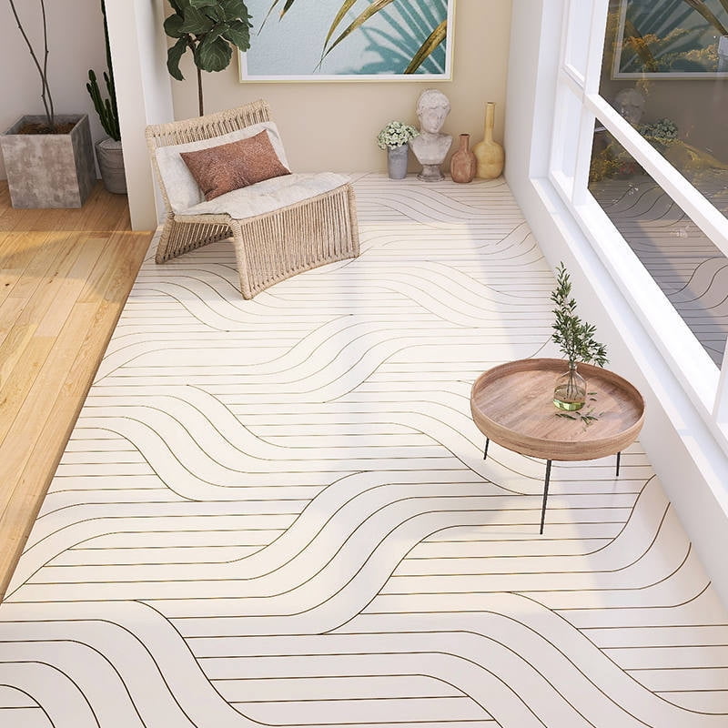 Japanese Style Waterproof Balcony Leather Carpet Home Large Area Rug ...