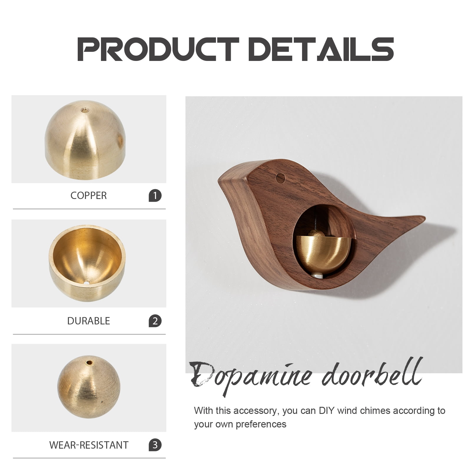 Japanese Style Wind Chime Accessory Bell Accessory Doorbell Accessory ...