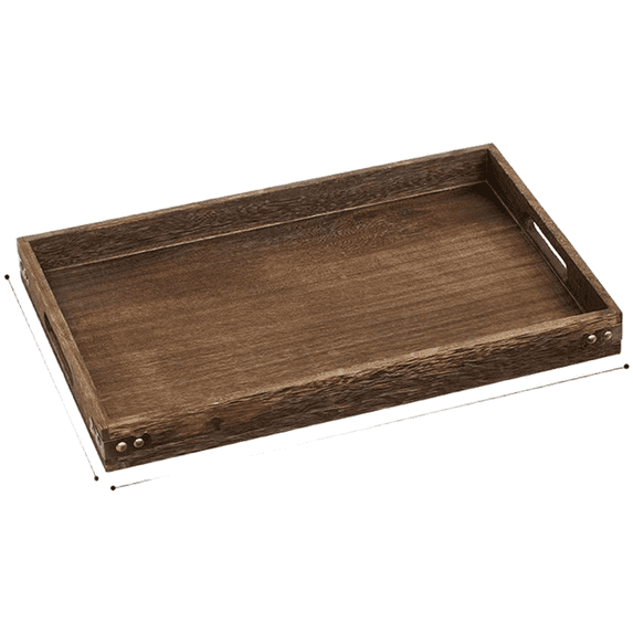 Japanese Style Wooden Tea Tray Set 7 Piece Paulownia Wood Tea Serving ...