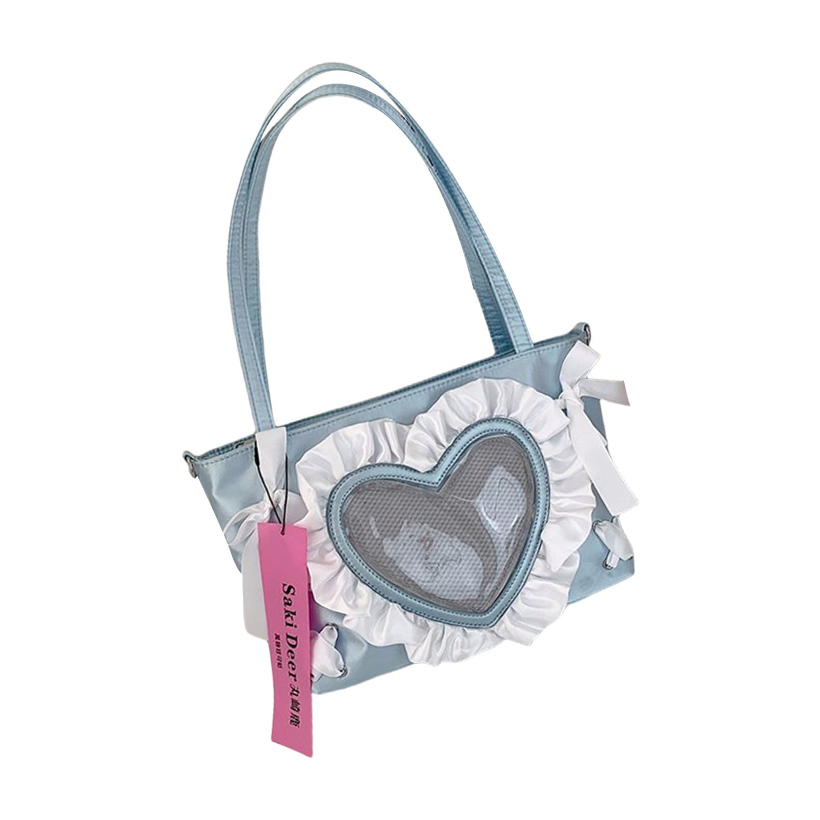 Japanese Styles Crossbody Bag for Pin Display Lovely Itabag Sweet Bows Shoulder Bag School Bag ...