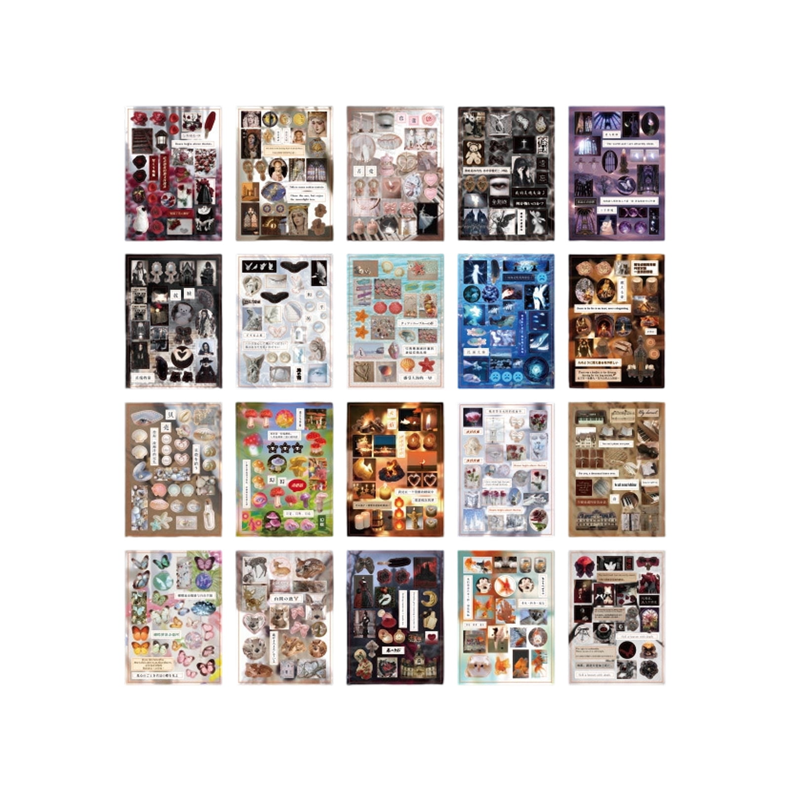 Japanese Styles Sticker Scrapbook Sticker Stationery Sticker Decorative ...