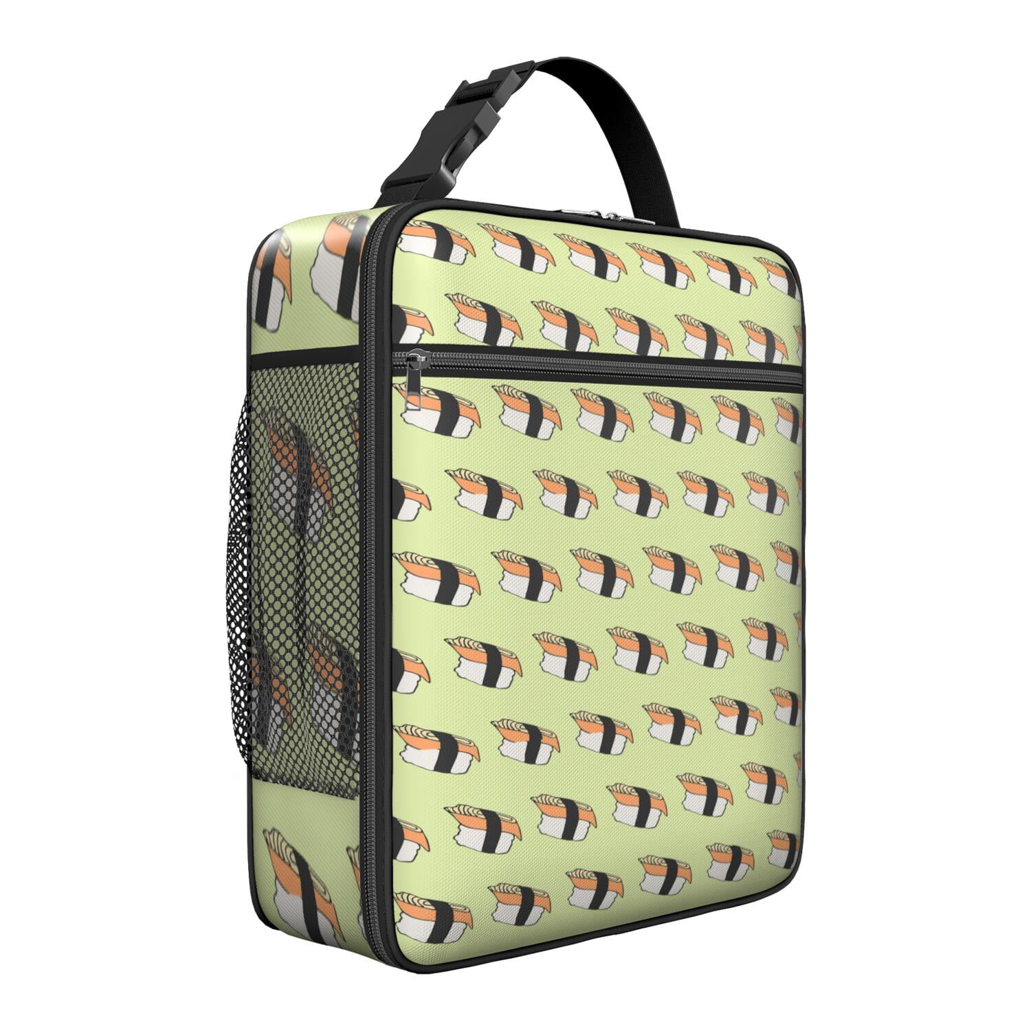 Japanese Sushi Food Insulated Lunch Tote – Cute Sushi Roll Pattern with ...