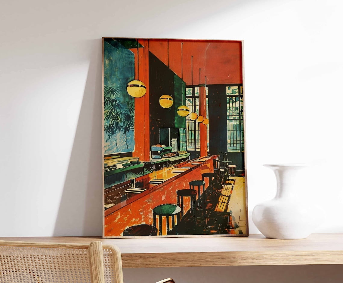 Japanese Sushi Poster, Sushi Print, Japanese Food Art, Japanese Food ...