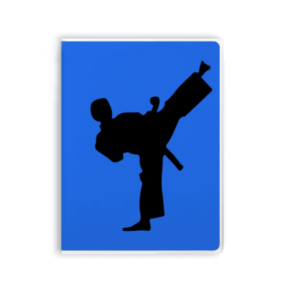 Japanese Taekwondo Outline Martial Notebook Gum Cover Diary Soft Cover ...