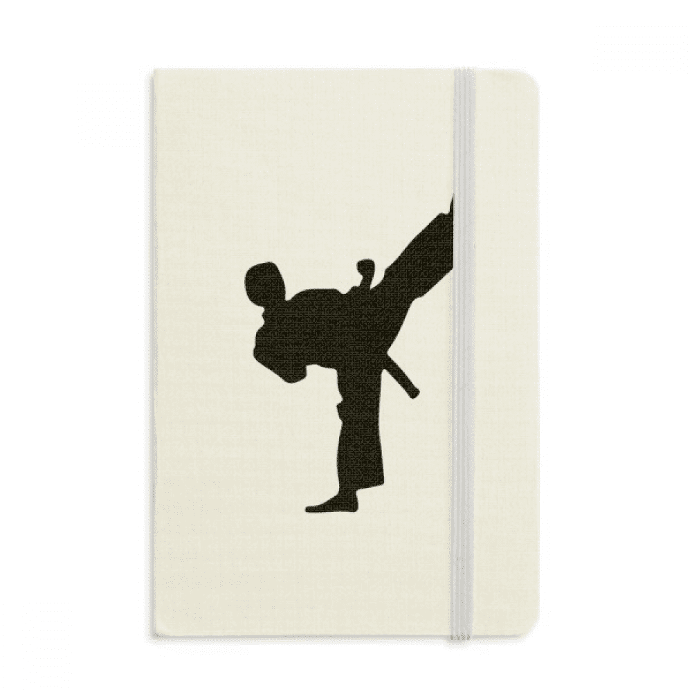 Japanese Taekwondo Outline Martial Notebook Official Fabric Hard Cover ...