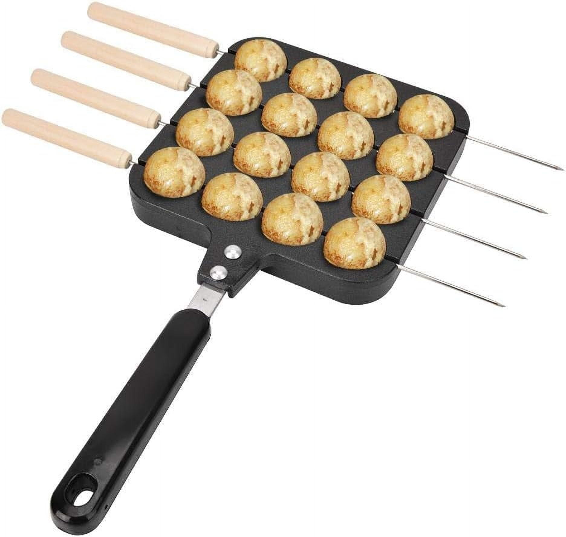 Gourmet Takoyaki Pan, Non-Stick Takoyaki Grill Plate For Round Pancakes ...