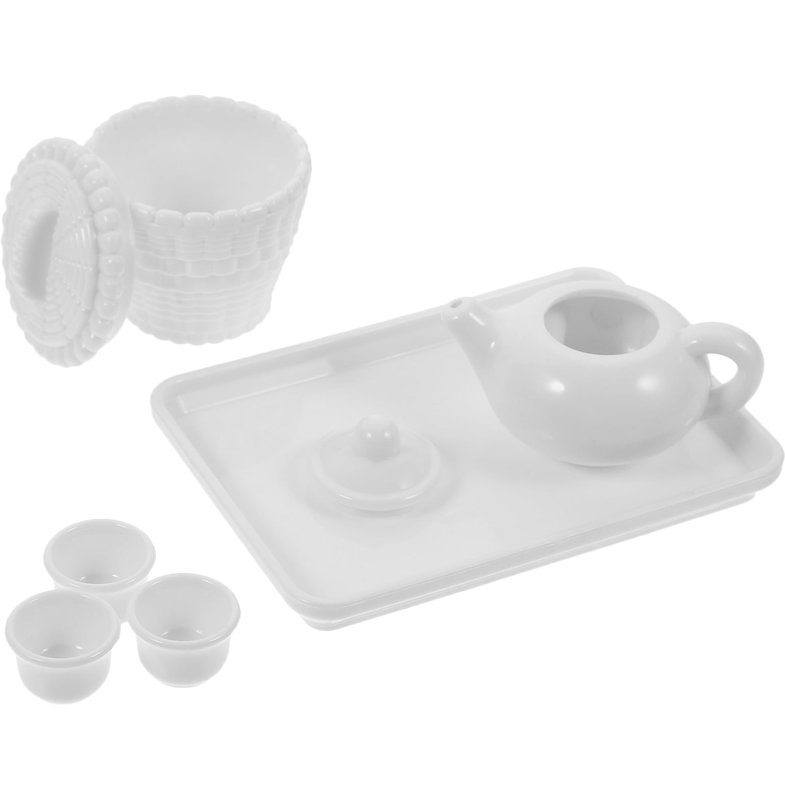 Japanese Tea Set Tiny House Toys Mini Cup Teapot Doll Tableware ...