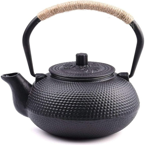 Japanese Tetsubin Cast Iron Teapot Tea Kettle pot with Stainless Steel ...