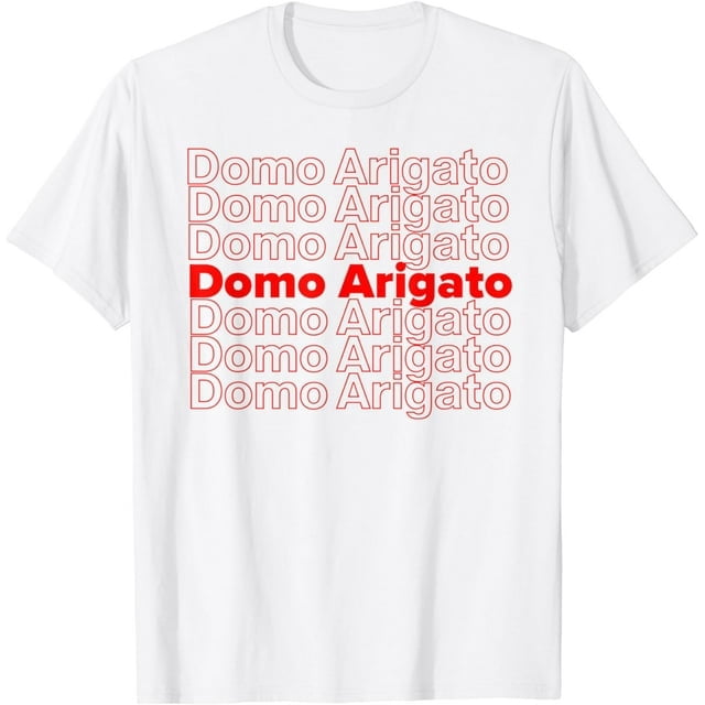 Japanese Thank You Shirt Domo Arigato - Walmart.com