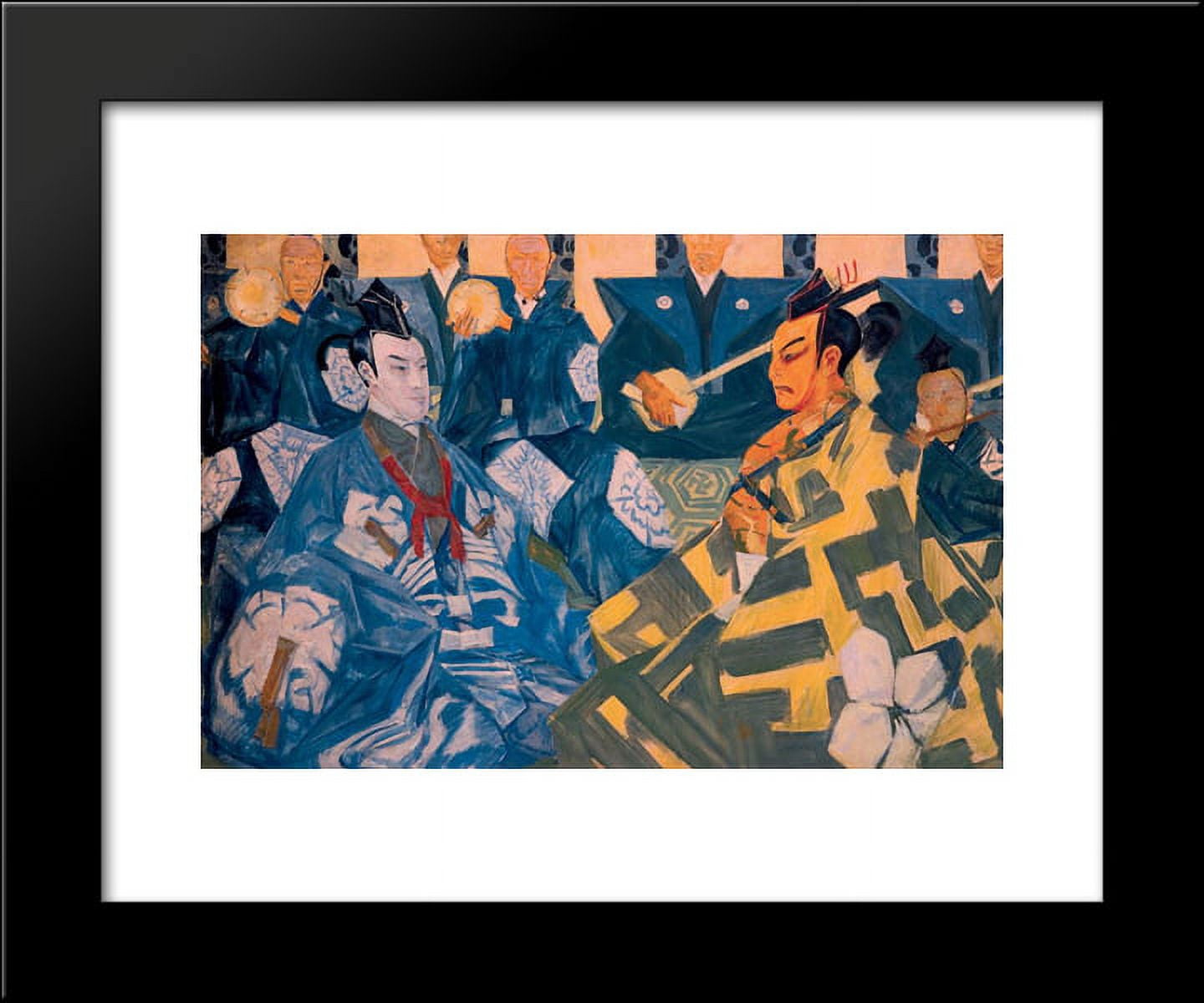 Japanese Theatre (Kabuki) 20x24 Framed Art Print by Alexandre Jacovleff ...