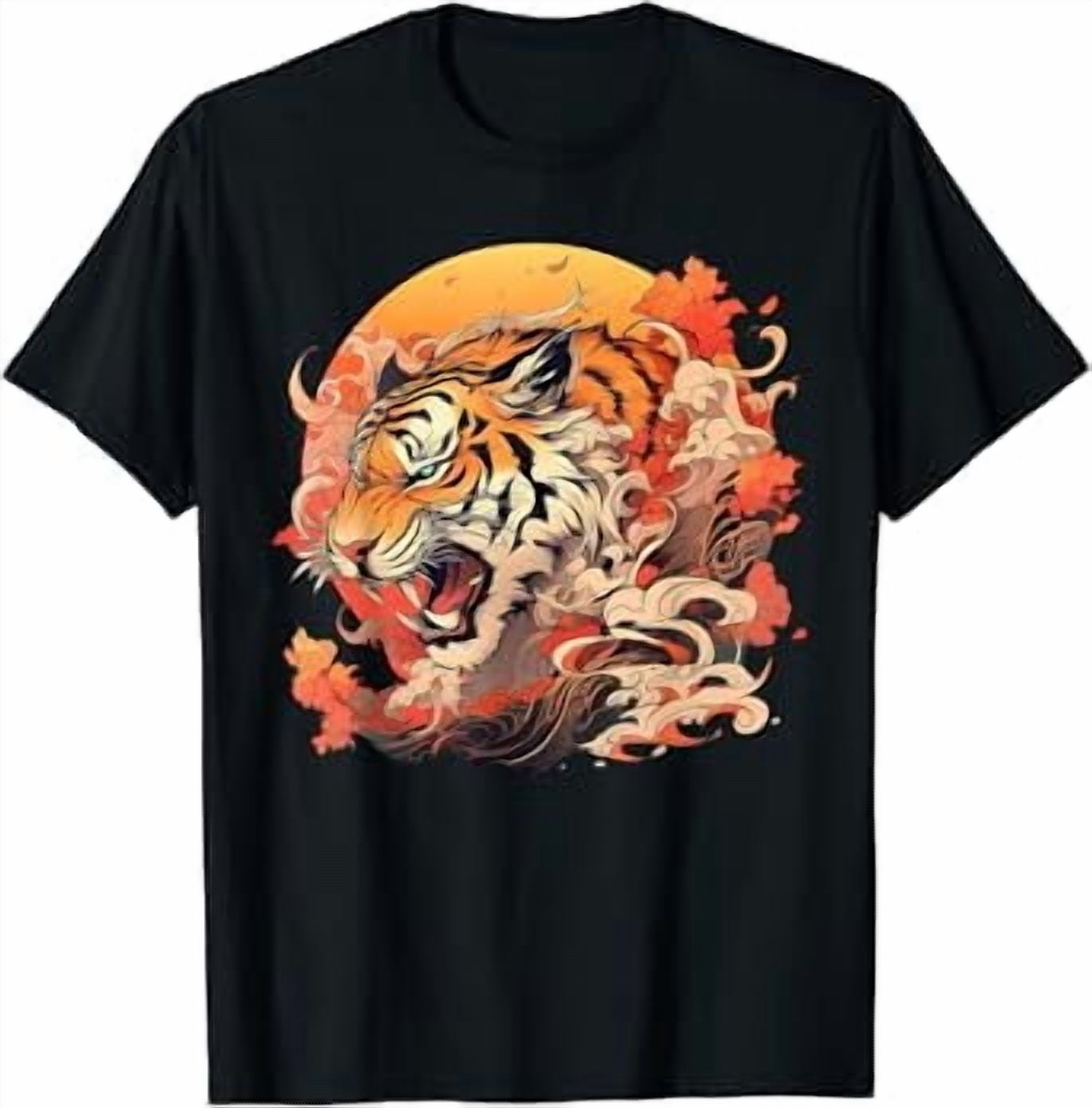 Japanese Tiger Eighties Vintage T-Shirt - Walmart.com
