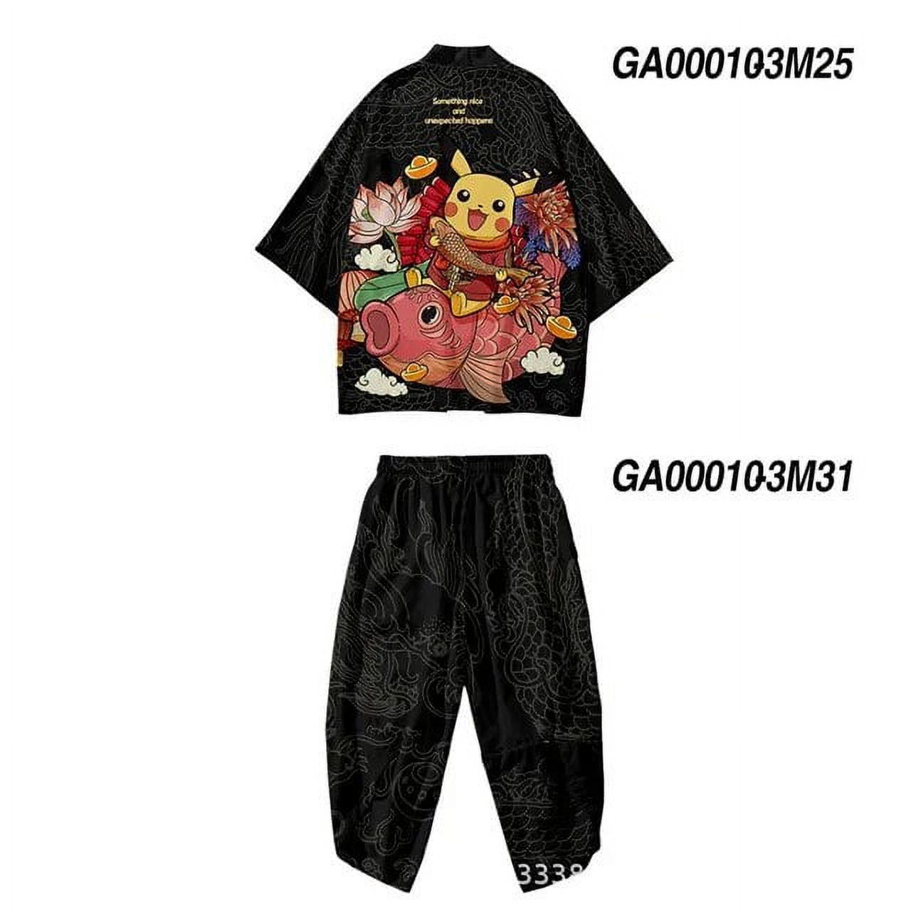 Japanese Traditional Clothing Kimono Pants Men Retro Yukata Asian ...