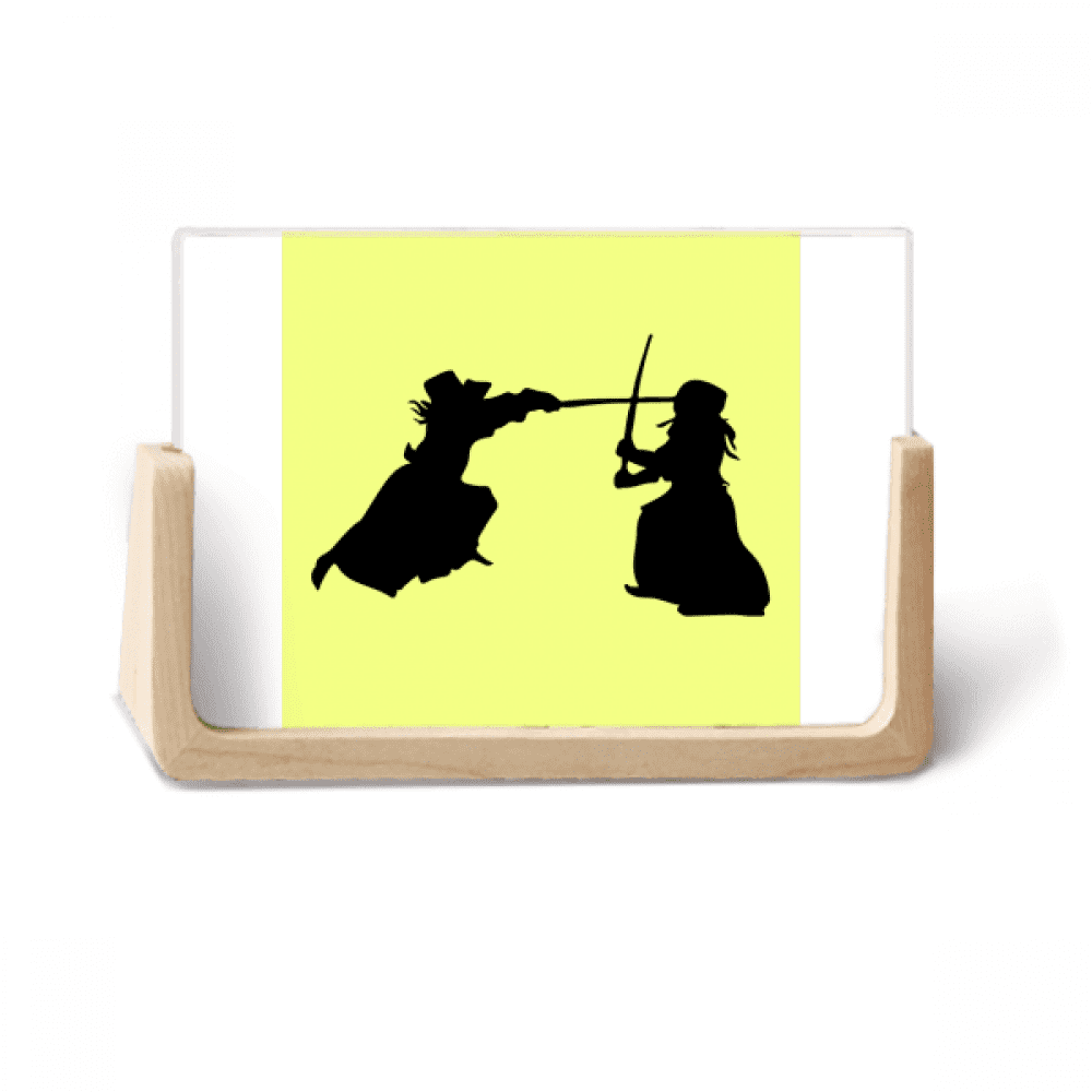 Japanese Traditional Kendo Outline Photo Wooden Photo Frame Tabletop ...