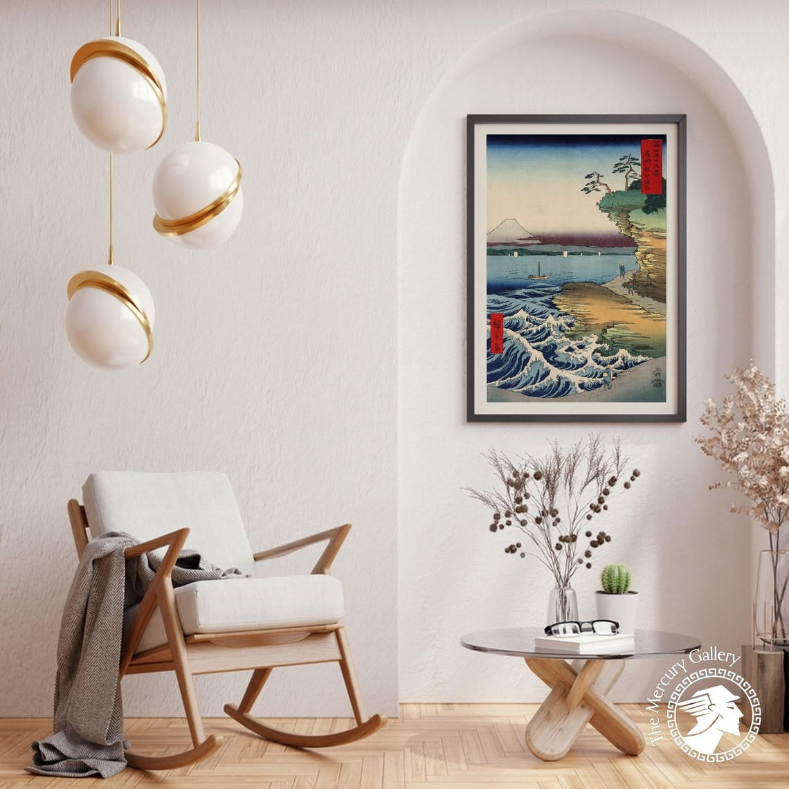 Japanese Travel Poster, Vintage Oriental Wall Art, Asian Cultural Home ...