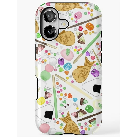 Japanese Treats Cute Snack Dessert Food Art Phone Case for iPhone 11 12 ...