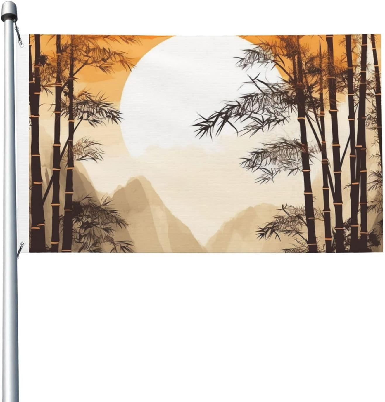 Japanese Trees Sun Garden Flag Welcome Flags for Outside Holiday Banner ...