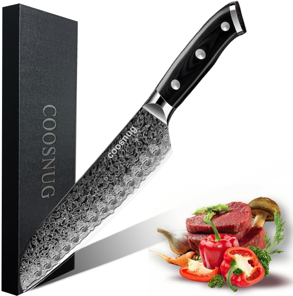 Japanese VG-10 Stainless Steel 67 Layers Damascus Chef Knife 8 Inch ...