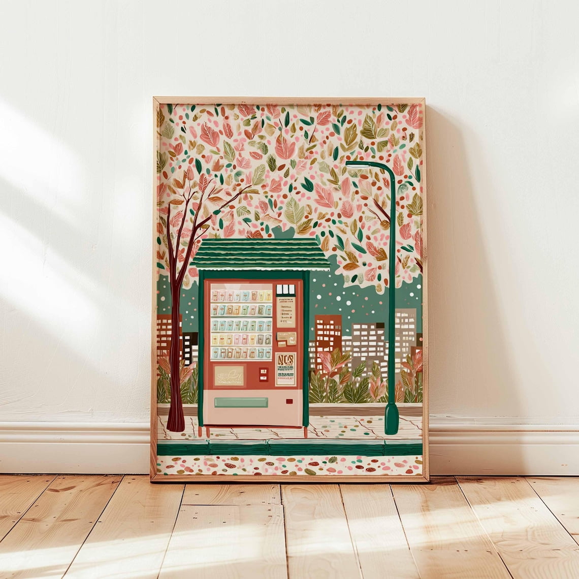 Japanese Vending Machine Retro Poster Unframed Paper Print - Walmart.com