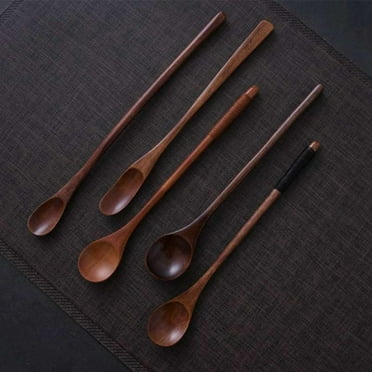 Kitchen 6-Piece Wooden Spoons for Cooking - AOKIWO Smooth Finish Teak ...