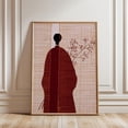 Japanese Wabi Sabi Figure Minimal Zen Abstract Nature, Stretched Canvas ...