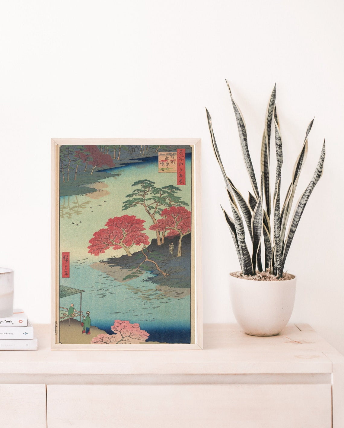 Japanese Wall Art, Akiba Shrine, Utagawa Hiroshige Poster, Japanese ...