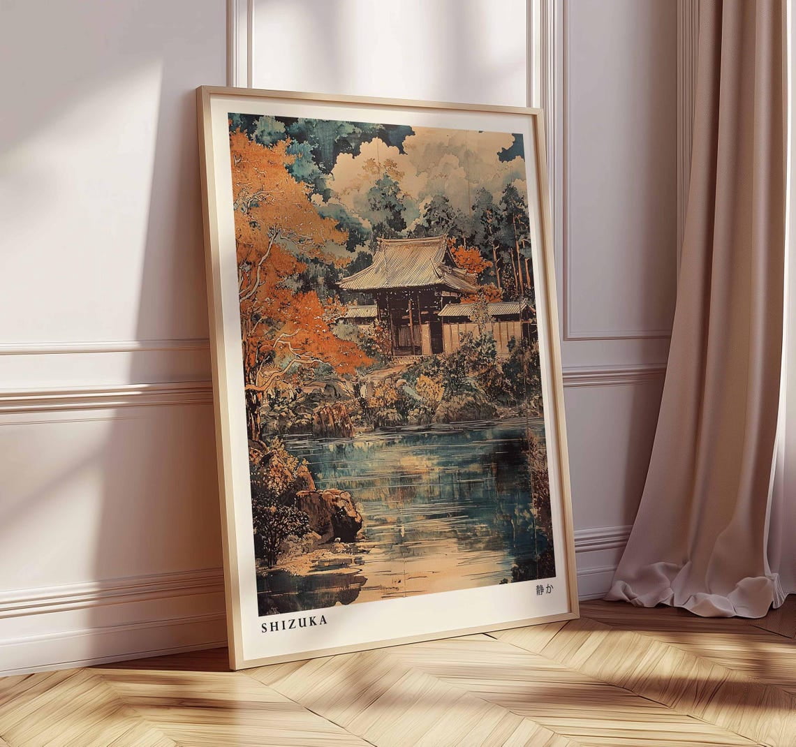 Japanese Wall Art, Hokusai Poster, Ukiyo-E Print, Japandi Wall Art ...