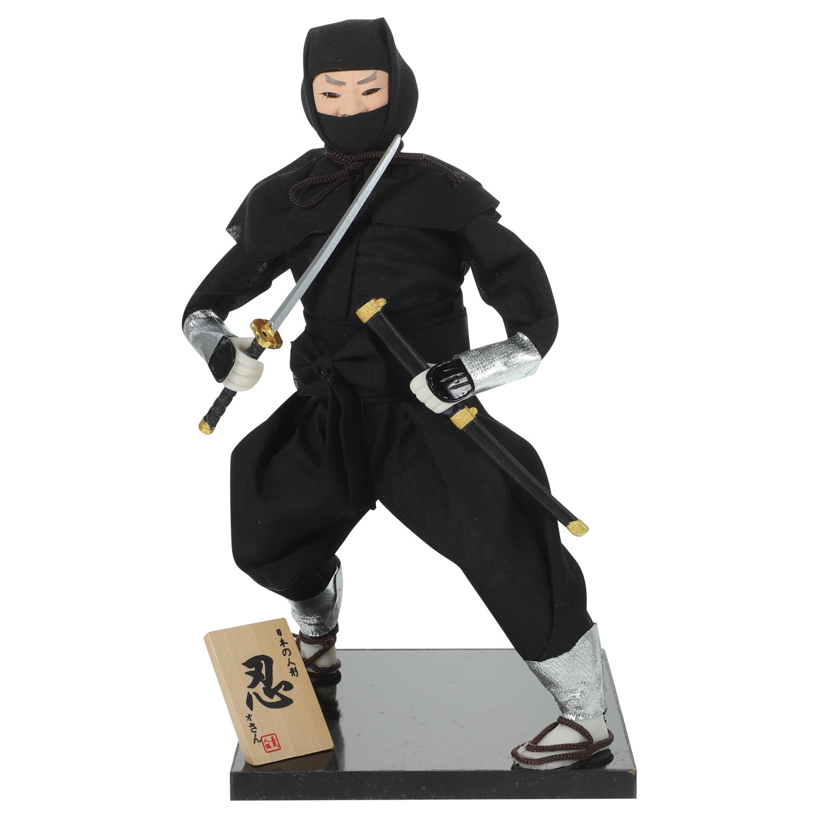 Traditional Japanese Ninja Doll 1 Set Decorative Home Office Ornament ...