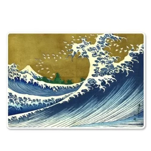 Japanese Wave Art Car Sticker Phone Decal Water Bottle Stickers Car ...