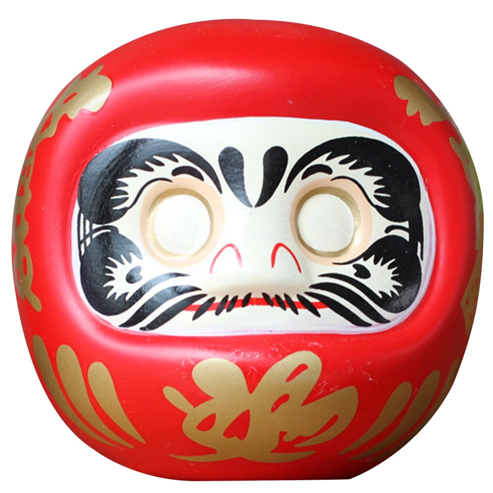 Japanese Wealth Daruma Figurine Ceramic Daruma Piggy Bank Daruma ...