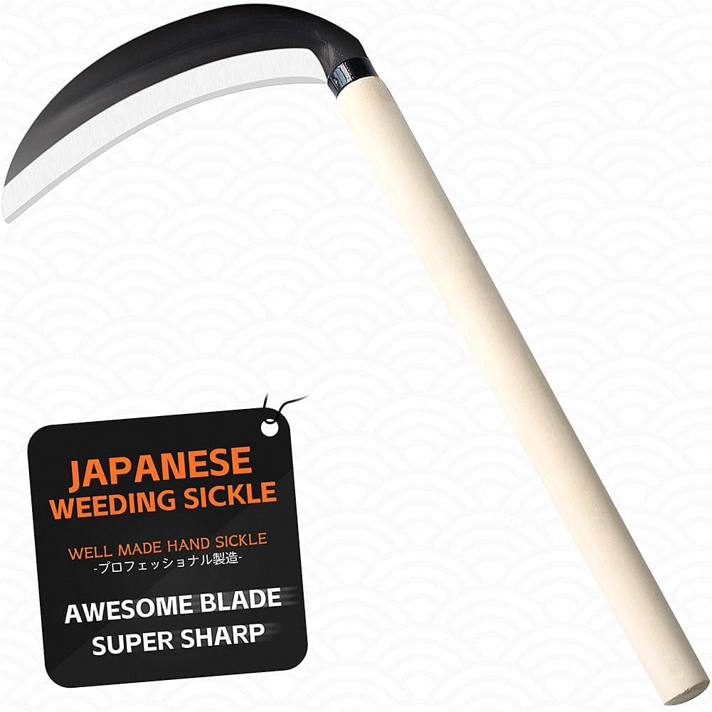 Japanese Weeding Sickle Garden Tool,Manual Hand Weeder Sickle Tool for ...
