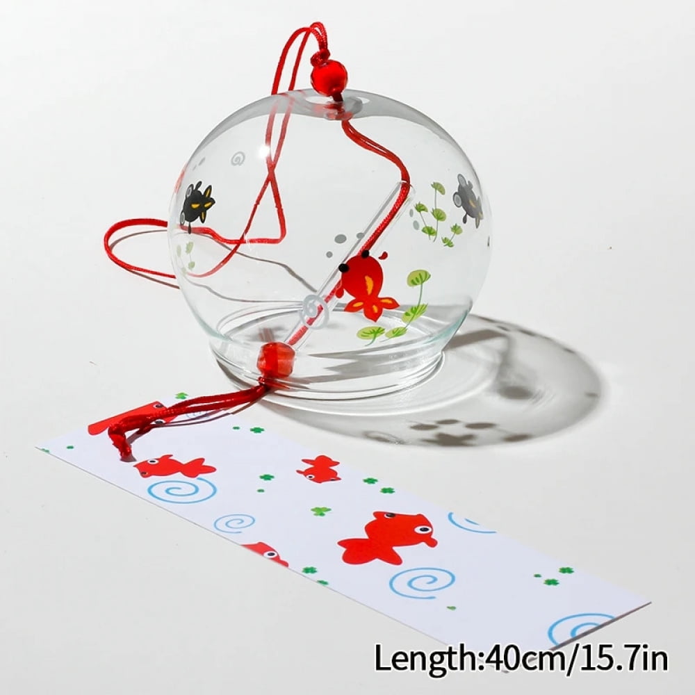 Japanese Wind Chime Stained Glass Wind Bell Kawaii Room Decor ...