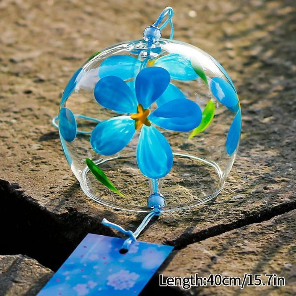 Japanese Wind Chime Stained Glass Wind Bell Kawaii Room Decor ...