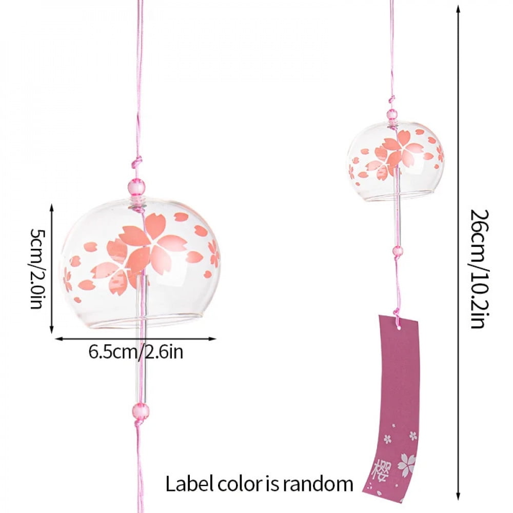 Japanese Wind Chime Stained Glass Wind Bell Kawaii Room Decor ...