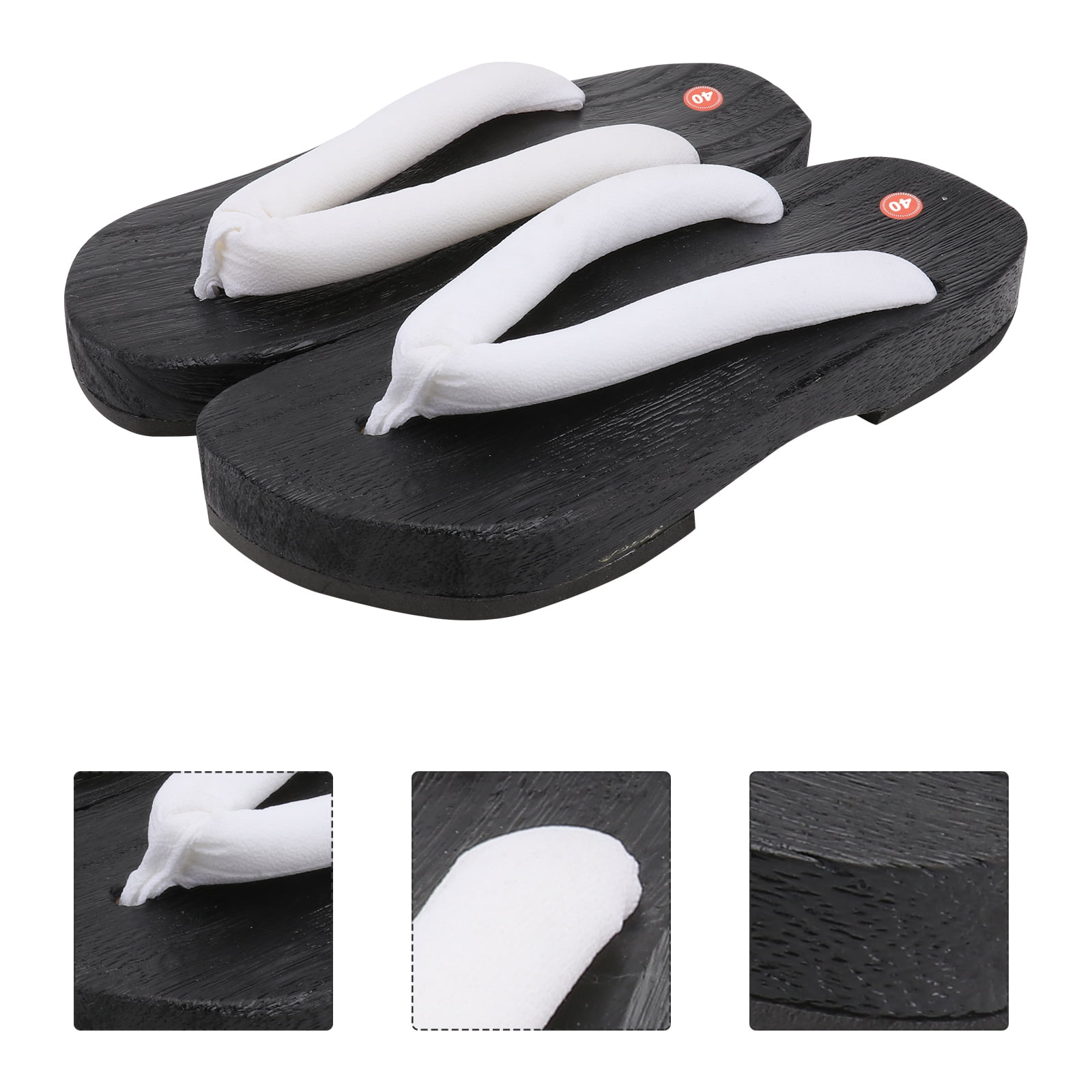 PENIKOKO Clog Sandals Wood Round Toe for Men Walking 1 Pair - Walmart.com