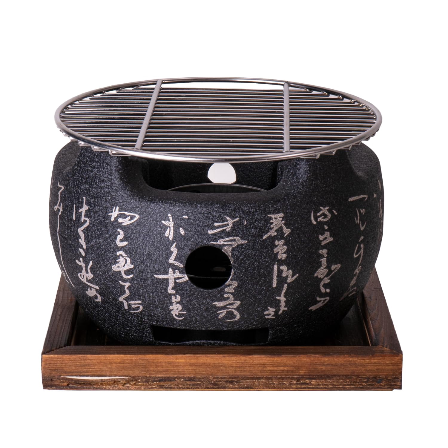 Japanese Yakitori Konro Grill Tabletop Round BBQ Grill Charcoal Stove ...