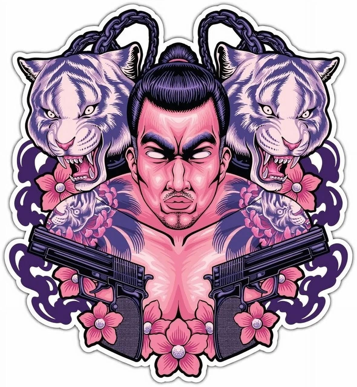 Japanese Yakuza Japan Mafia Gangsters Car Window Stickerphone Decal ...