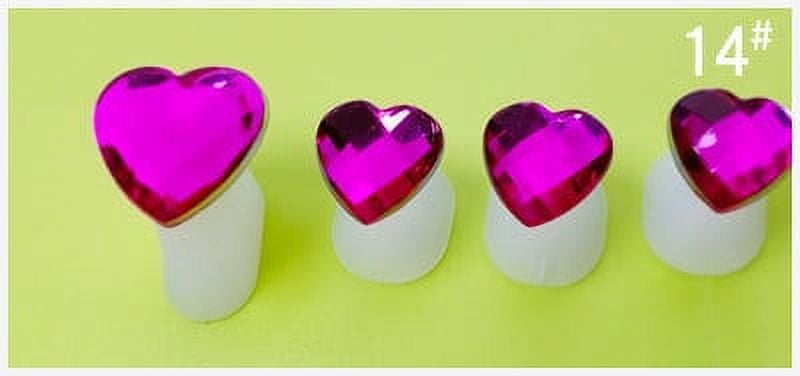 Japanese and Korean nail silicone finger splitter toe splitter diamond ...