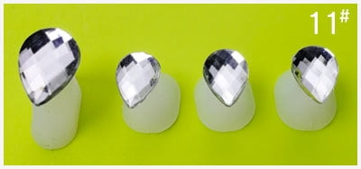 Japanese and Korean nail silicone finger splitter toe splitter diamond ...