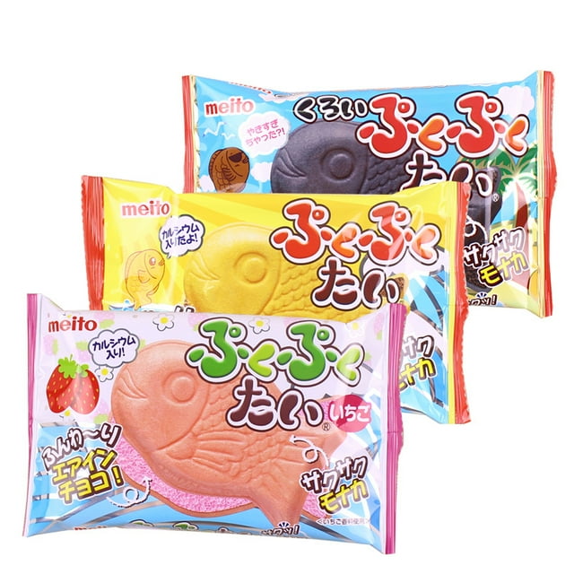 Japanese imported snacks meito name sugar fish-shaped snapper roast ...