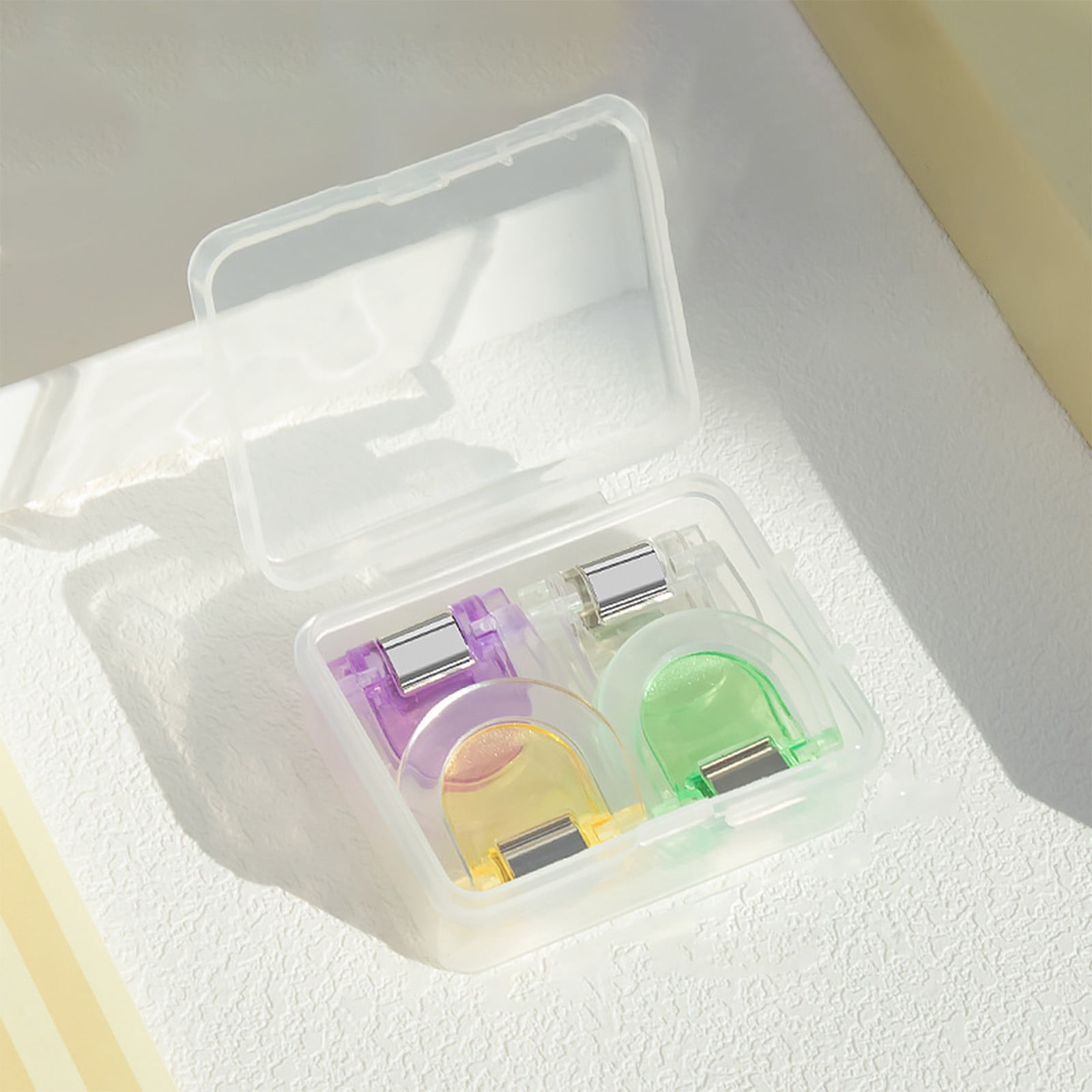 Japceit Clear Binder Clips, Long Tail Document Clamps No Trace Clips ...