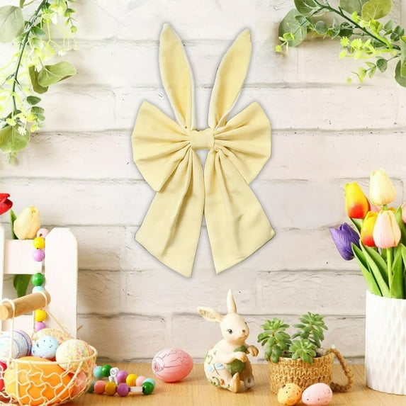 Japceit Easter Bunny Ear Bow Pendant, Decorative Hanging Ornament for ...
