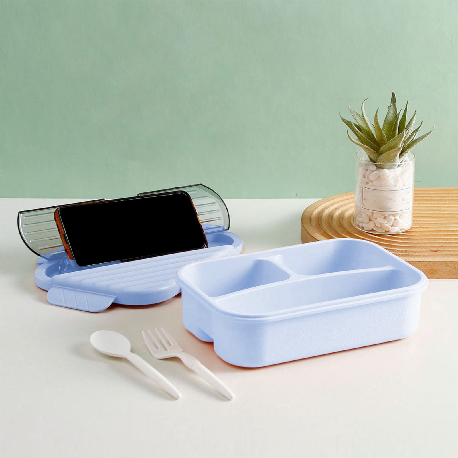 Japceit Large Food Storage Container, Sealed Microwaveable Divided ...