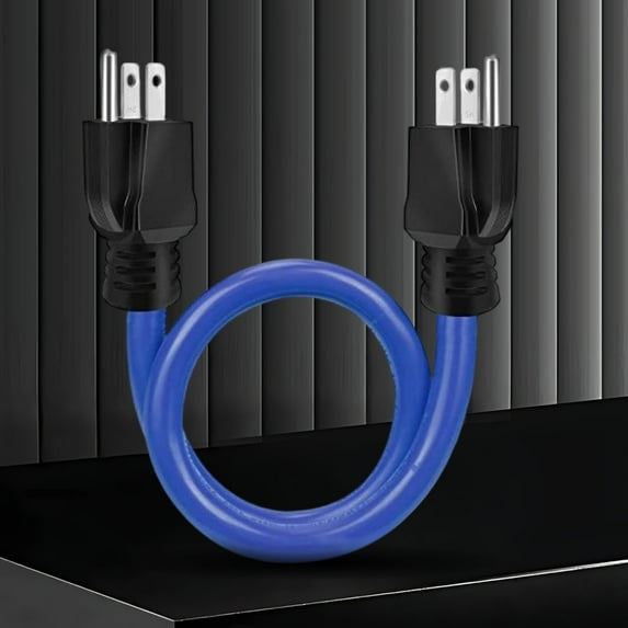 Japceit RV Power Extension Cord 12AWG, Heavy Duty Outdoor Electrical Cable, NEMA 5-15P to TT-30R ...