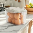 Japceit Refrigerator Storage Container 4.5L Capacity, Stackable Food ...