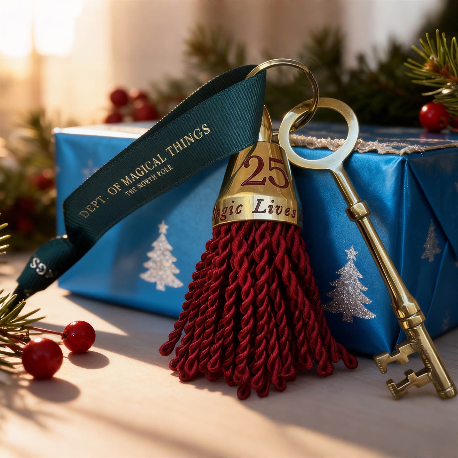 Japceit Santa's Magic Key, Christmas Tradition Decoration with Legend ...